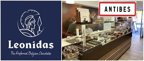 Les dernières ouvertures de la franchise de chocolaterie Leonidas