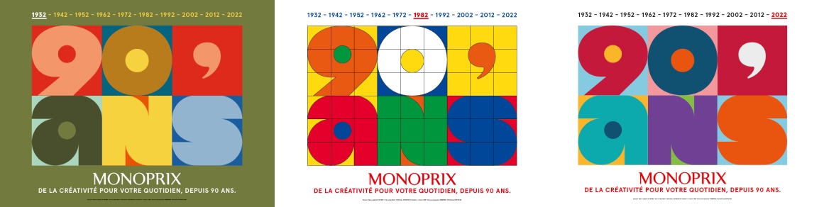 Monoprix lance une nouvelle campagne pour fêter ses 90 ans