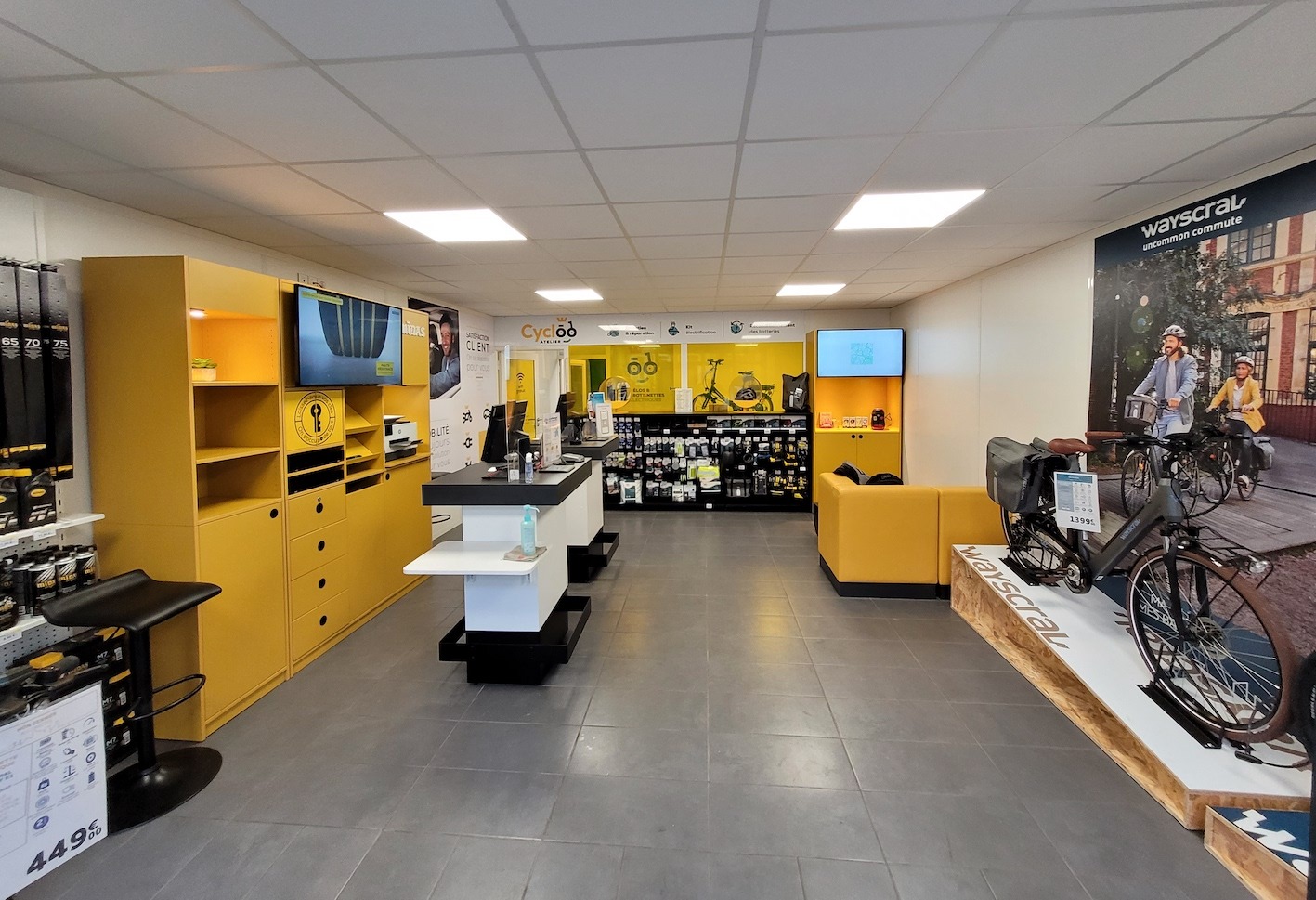 Le réseau Midas ouvre son premier espace Cycloo