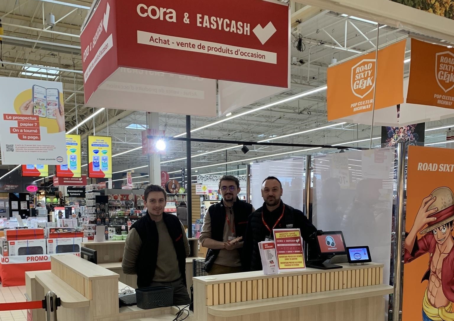 Un corner Easy Cash a été déployé dans le Cora de Caen
