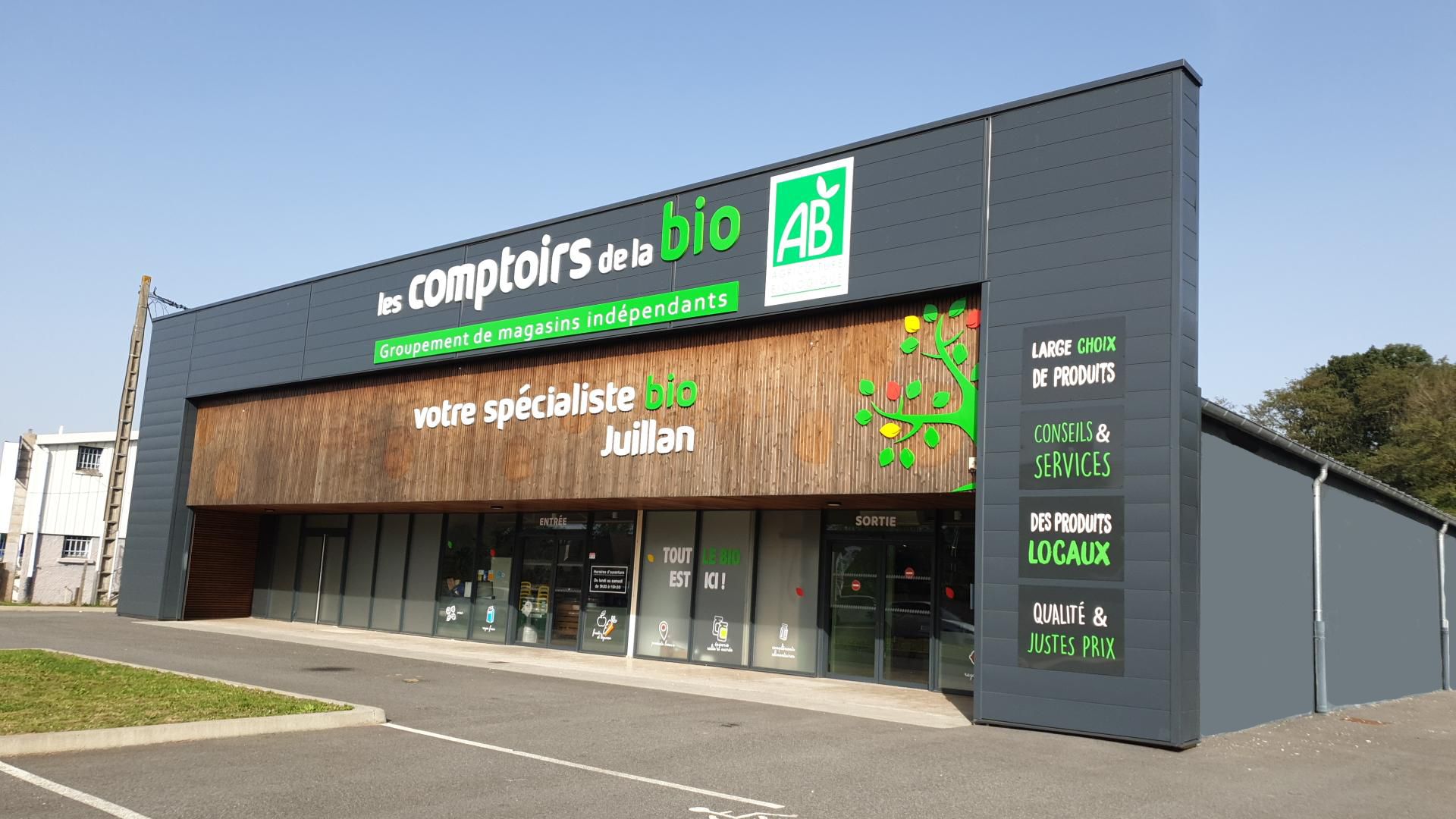 La transformation du réseau Les Comptoirs de la bio se poursuit